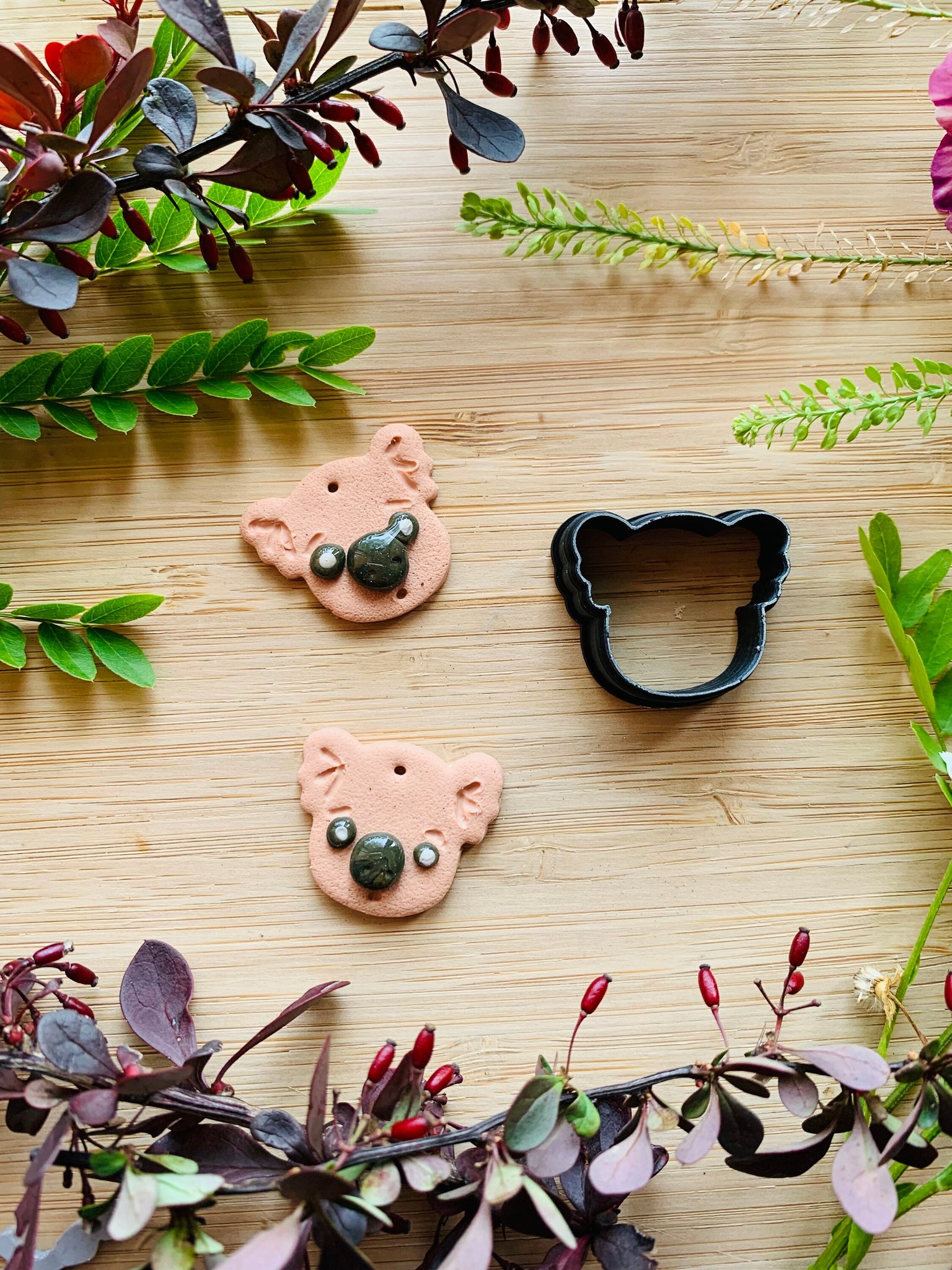 Medium Koala Head Outline Sharp Clay Cutter – Narwhal Star Studio, LLC.